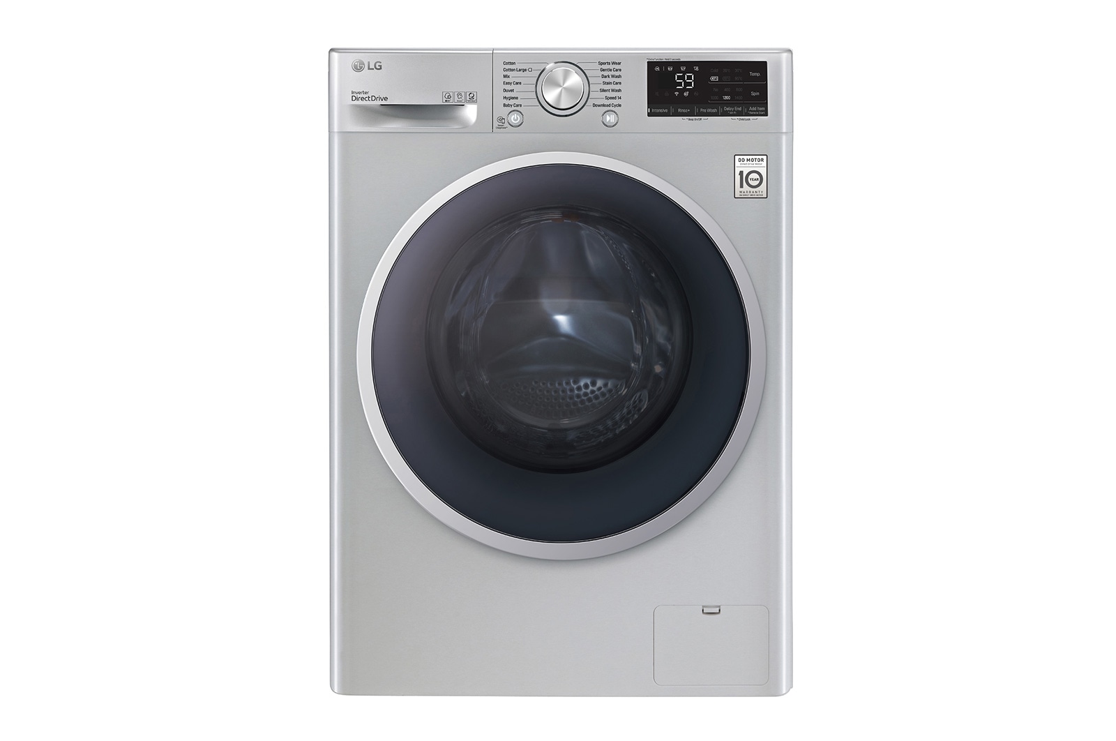LG Front Load Automatic Washing Machine, 9Kg, Inverter, Silver - F4R5VYGSL | B.TECH
