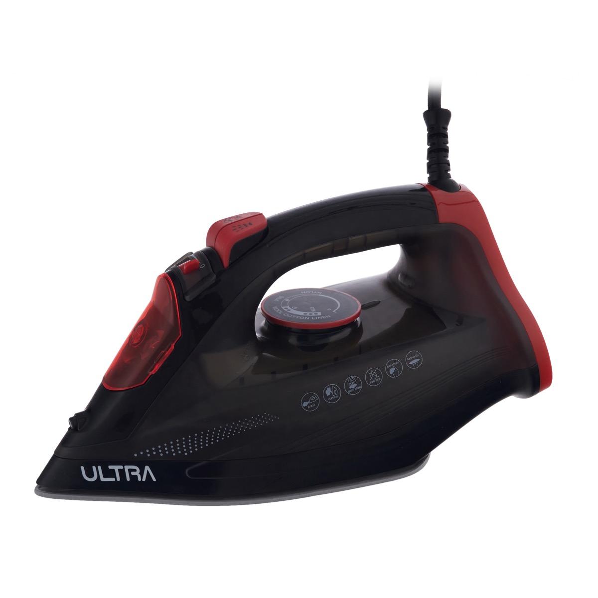 Ultra Steam Iron , 2300 Watt , Black and Red - UI24RKE1