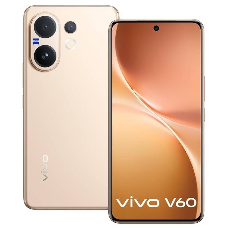 فيفو V60، سعة 512 جيجا، رام 12 جيجا، شبكة 5G، بشريحتين - ذهبي اوسبيشس بأفضل سعر من بي تك