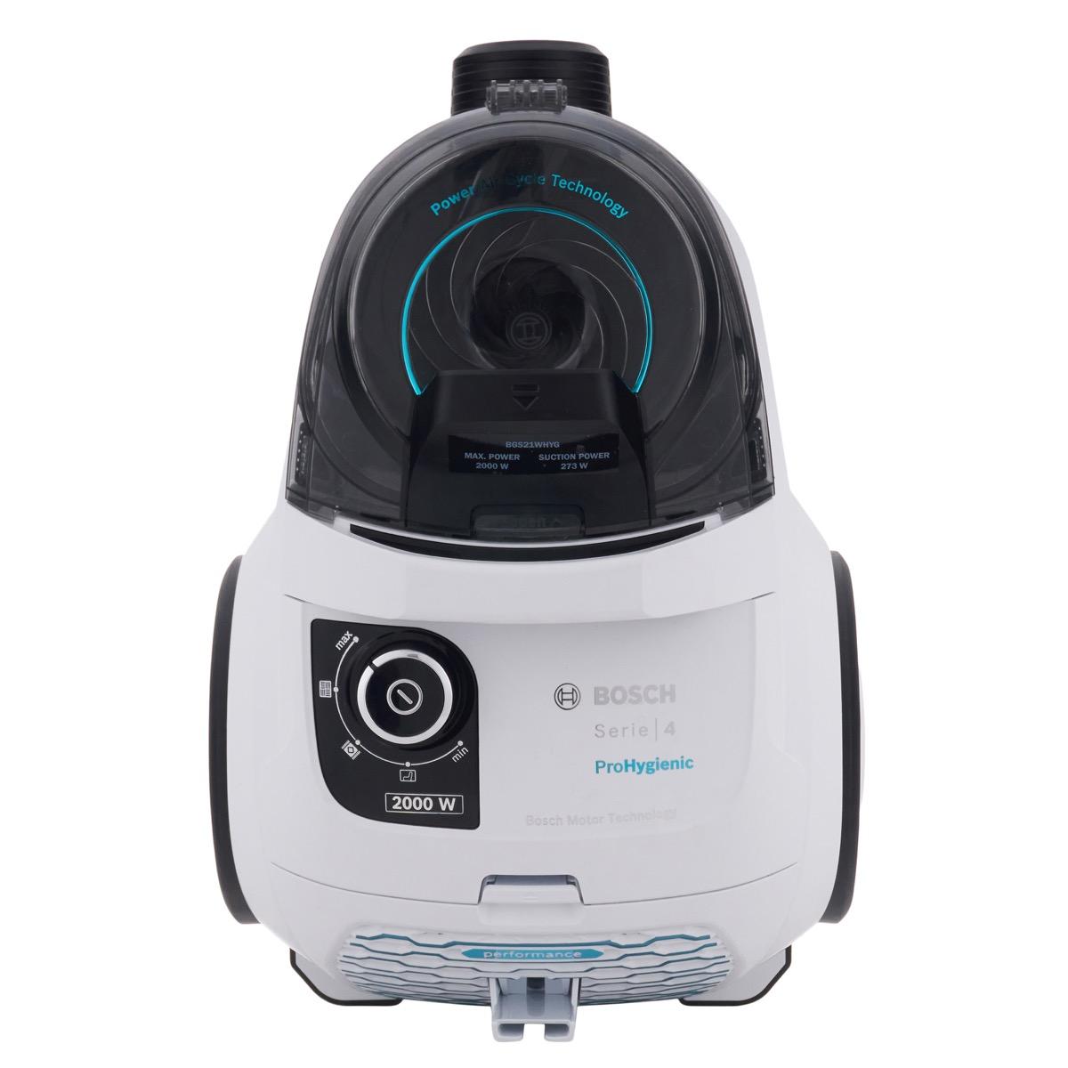 Bosch Series 4 Bagless Vacuum Cleaner, 2000 Watt, White- BGS21WHYG | B.TECH