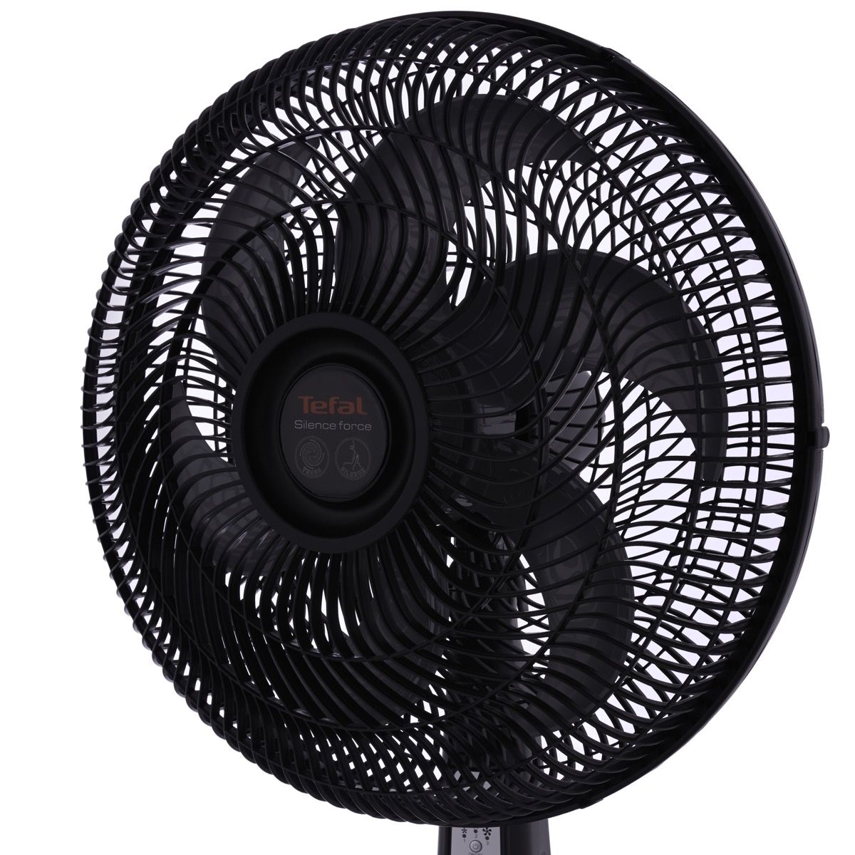 Tefal Silence Force Stand Fan With Remote Control, 16 Inch, Black ...