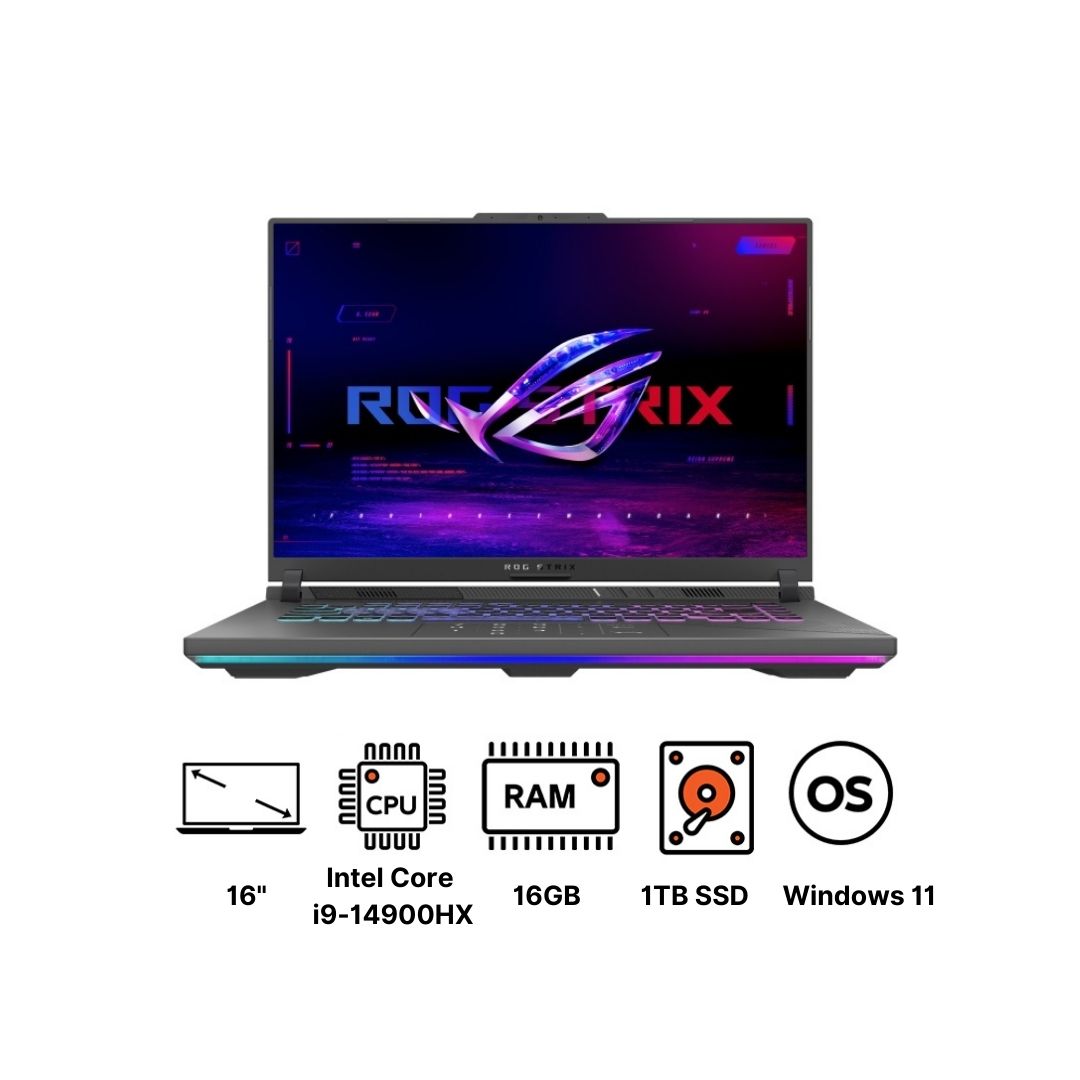 ASUS ROG Strix G16 2024 G614 G614JVR-N3044W Gaming Laptop, Intel Core ...