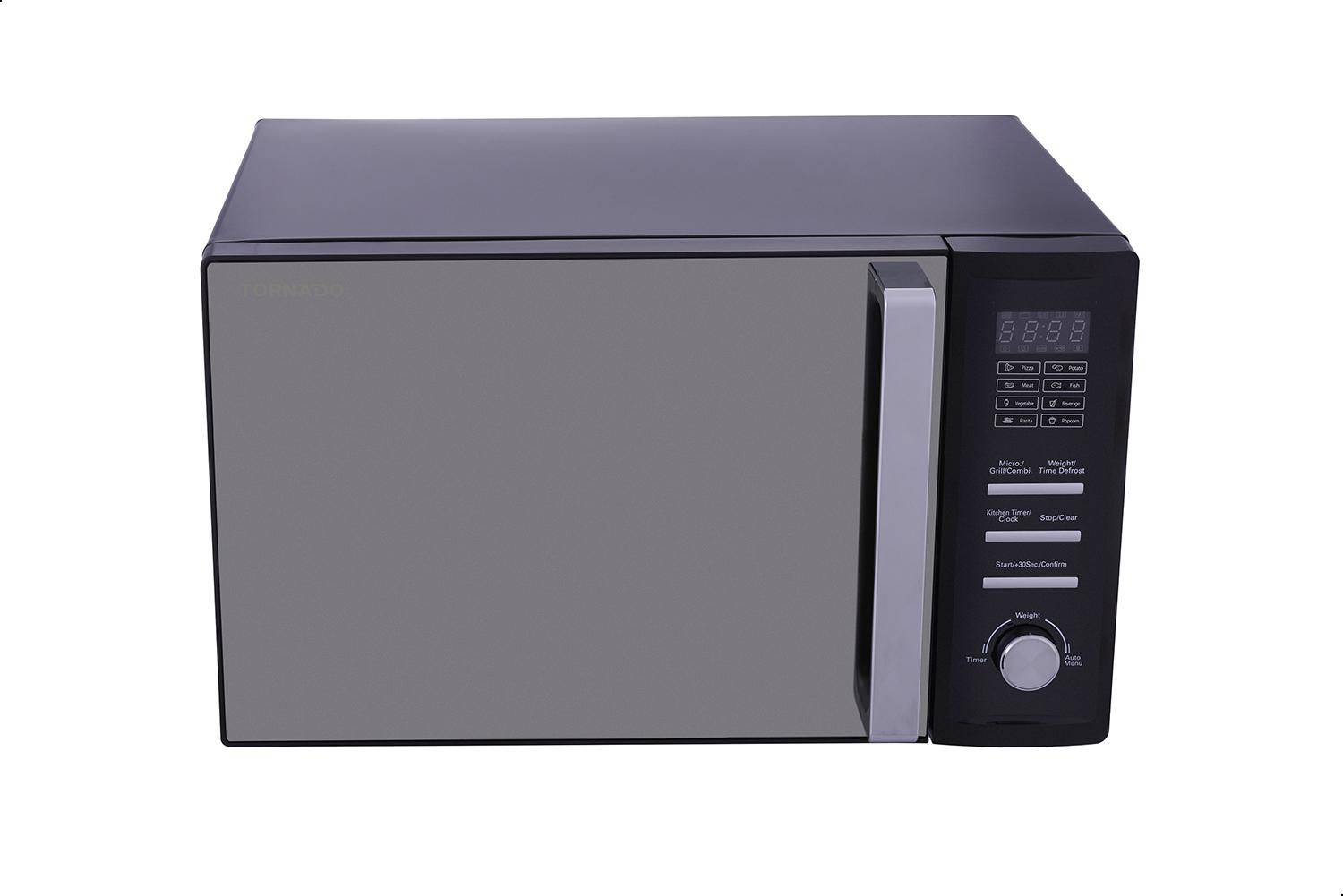 Tornado Microwave with Grill, 36 Liters, 1000 Watt, Black - MOM-C36BBE ...