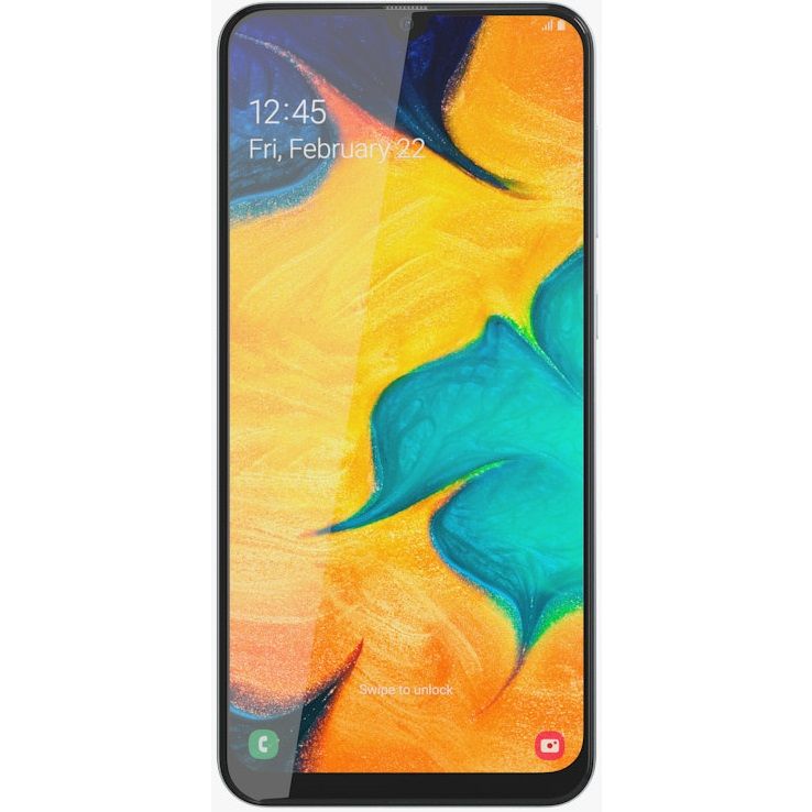 Samsung Galaxy A30 A305F Dual Sim, 64GB, 4G LTE - White | B.TECH