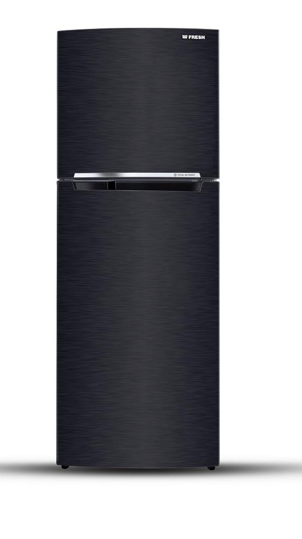 Fresh Top Freezer Refrigerator, No Frost, 2 Doors, 369 Liters, Black ...