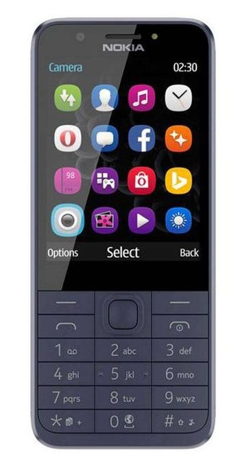 Nokia 230, Dual SIM, GSM - Dark Blue | B.TECH