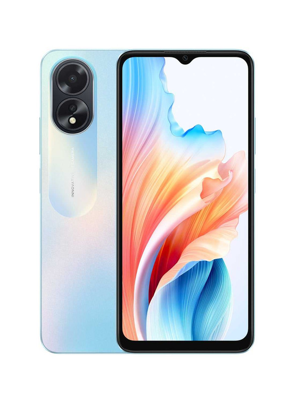 Oppo A18, 128GB, 4GB RAM, 4G LTE, Dual SIM - Glowing Blue | B.TECH