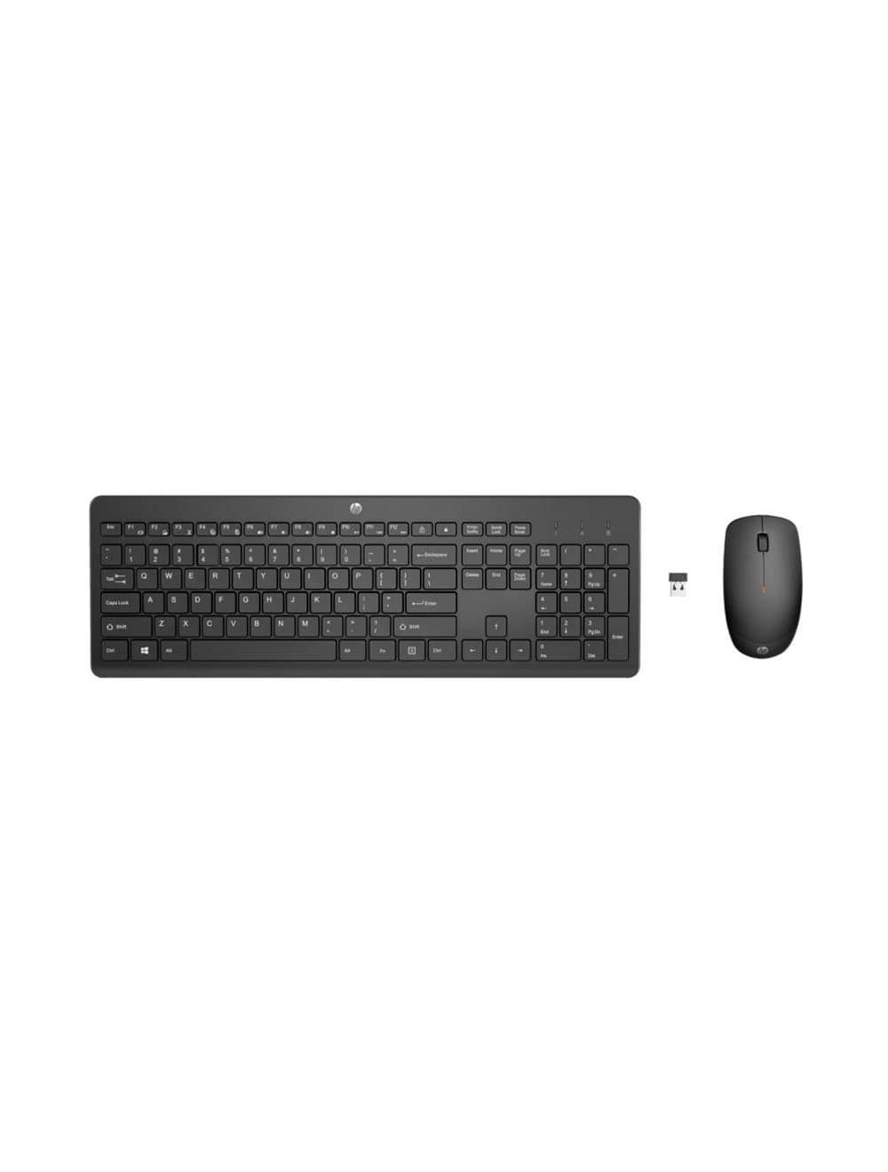 HP 230 Wireless Keyboard and Mouse, Black - 18H24AA | B.TECH