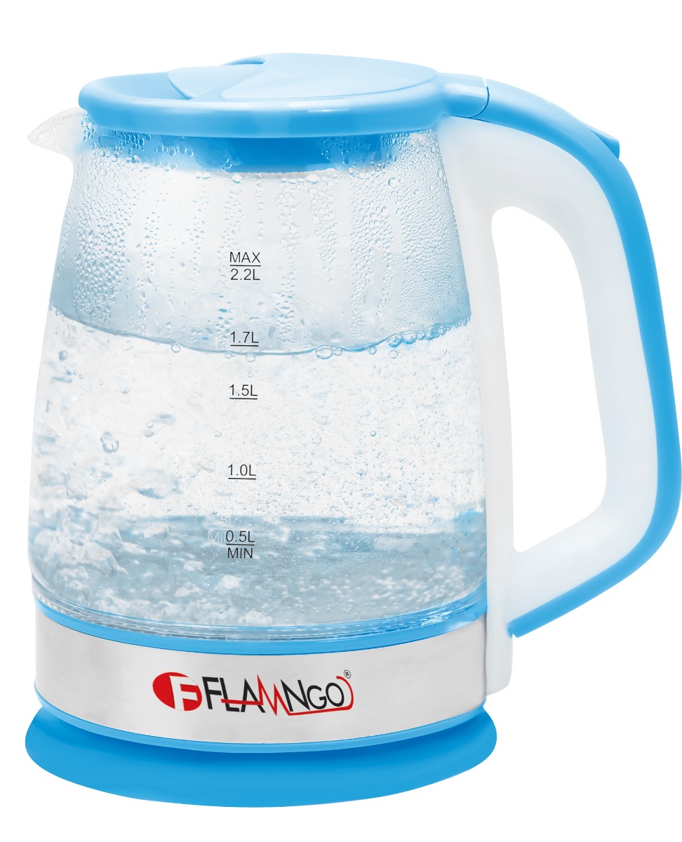 Flamngo Electric Water Kettle, 2.2 Liters, 1500 Watt, Color May Vary ...